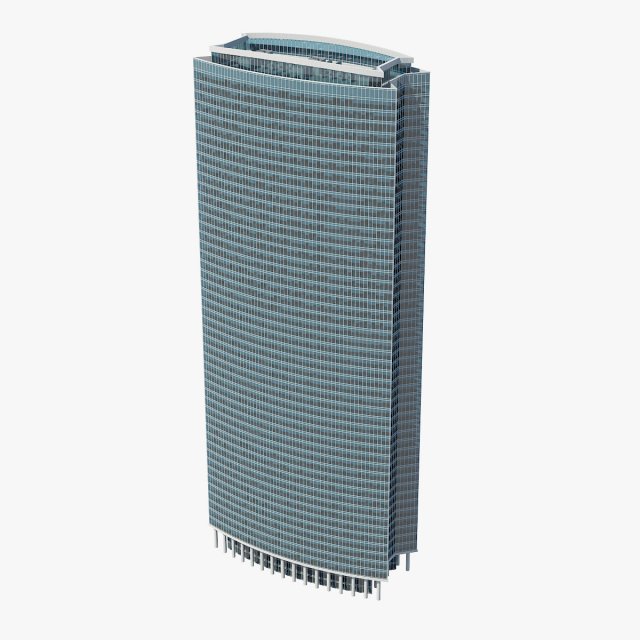 Skyscraper 3D Model in Buildings 3DExport
