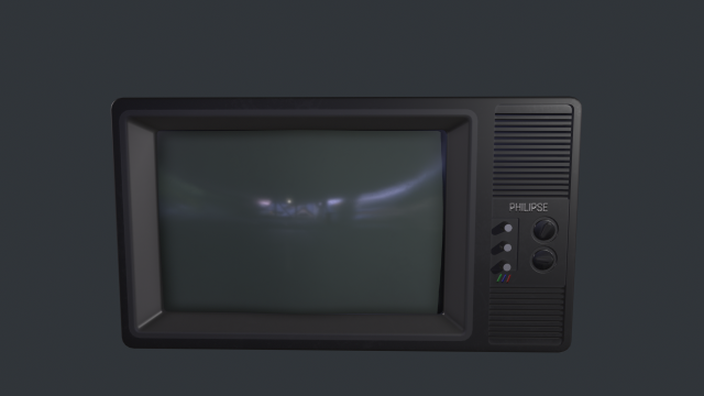 Television retro 3D Model in TV 3DExport