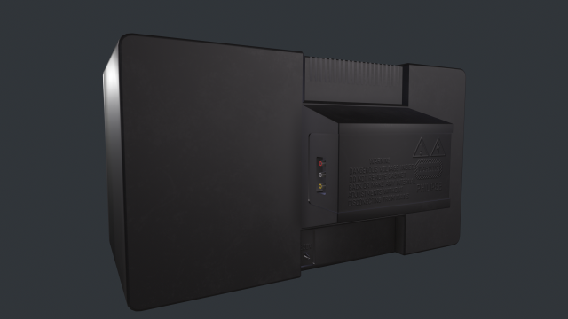 Television retro 3D Model in TV 3DExport