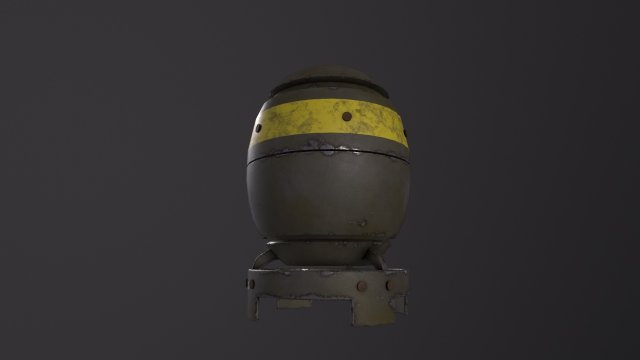 Mini Nuke 3D Model in Other 3DExport