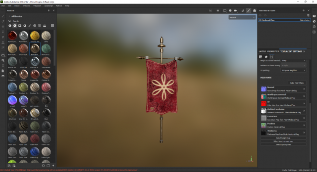 Medieval Flag 3D Model in Other 3DExport