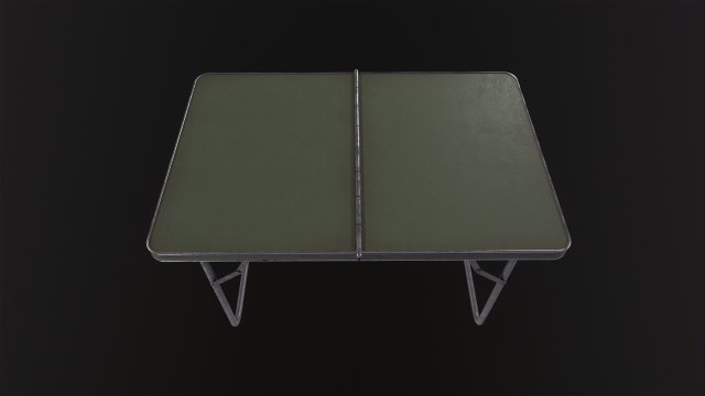Military metal table 3D Model in Other 3DExport
