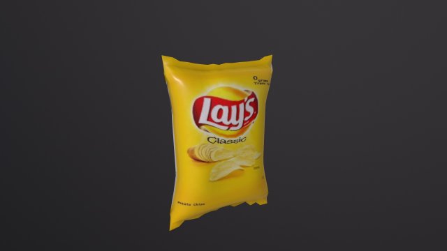Chips Packaging lays 3D Model in Other 3DExport
