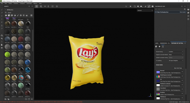 Chips Packaging lays 3D Model in Other 3DExport