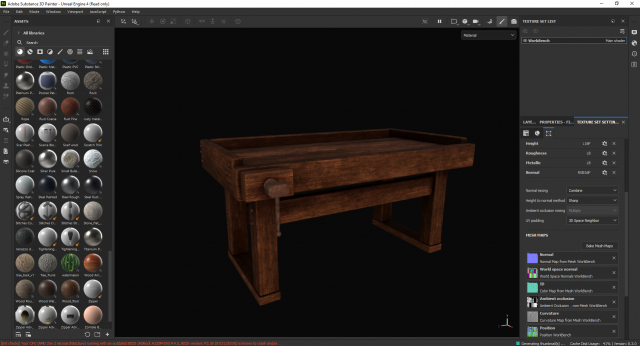 WorkBench 3D Model in Other 3DExport