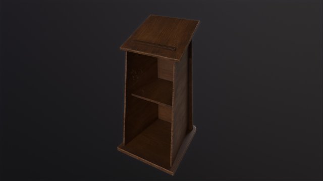 Church Lectern 3D Model in Other 3DExport