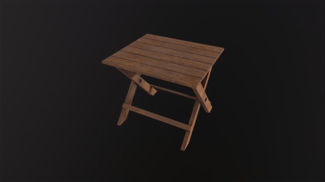 Beach table 3D Model in Other 3DExport