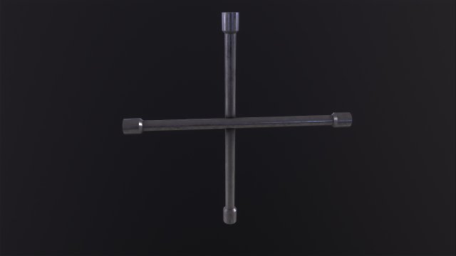 Lug Wrench 3D Model in Other 3DExport