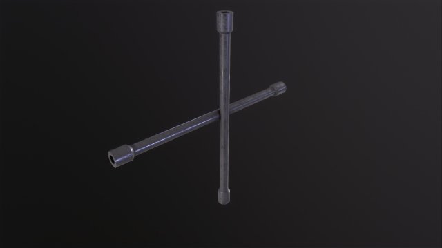 Lug Wrench 3D Model in Other 3DExport