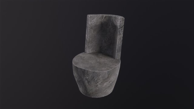 Stone chair 3D Model in Other 3DExport