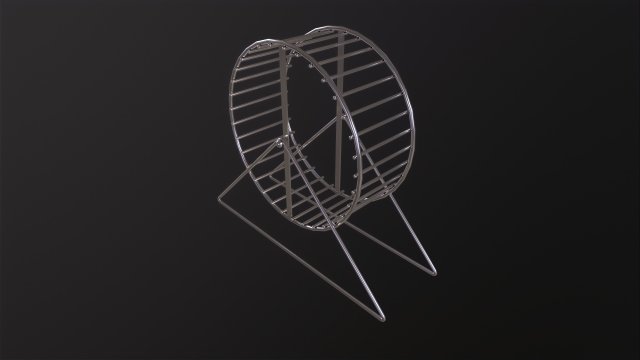 Hamster Wheel 3D Model in Other 3DExport