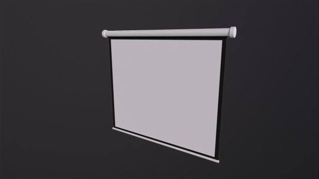 Projector Screen 3D Model in Other 3DExport
