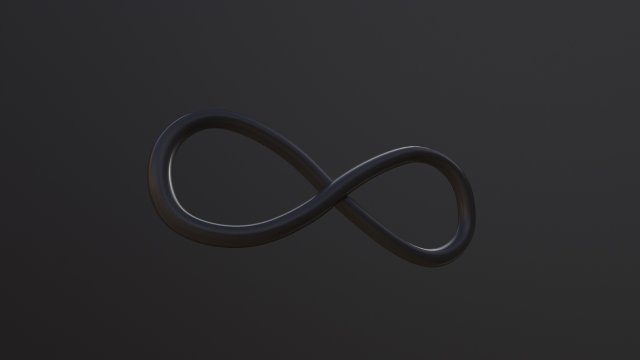 Infinity Symbol 3D Model in Other 3DExport