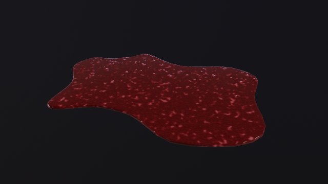 Blood Splatter 3D Model in Other 3DExport