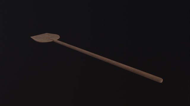 Medieval Bread Paddle 3D Model in Other 3DExport