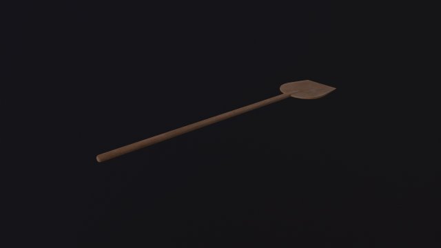 Medieval Bread Paddle 3D Model in Other 3DExport