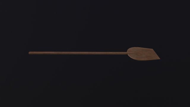 Medieval Bread Paddle 3D Model in Other 3DExport