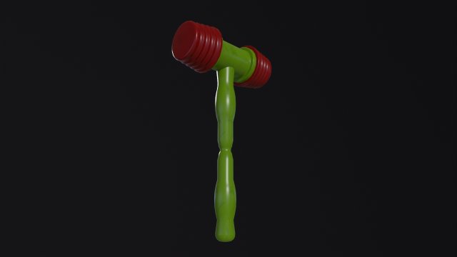 Toy hammer 3D Model in Other 3DExport