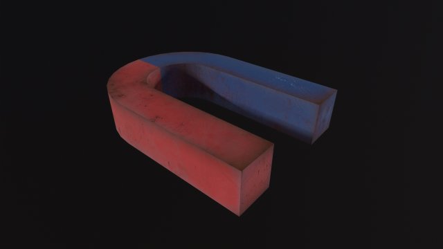 Magnet 3D Model in Other 3DExport