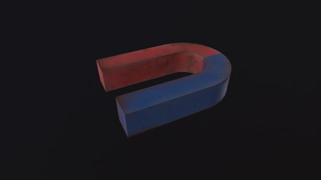 Magnet 3D Model in Other 3DExport