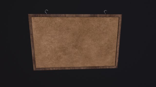 Pinboard 3D Model in Other 3DExport