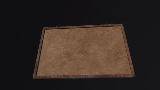 Pinboard 3D Model in Other 3DExport