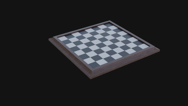 Chess Board 3D Model in Other 3DExport