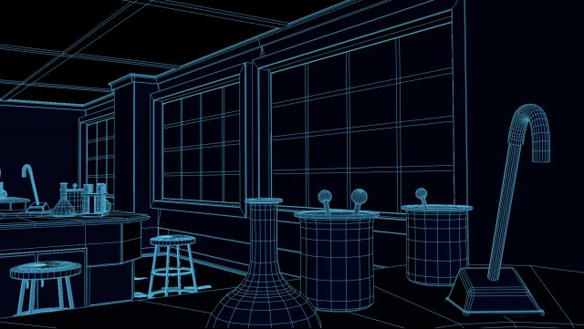 Classroom - Chemistry Science Lab 3D Model in Office 3DExport