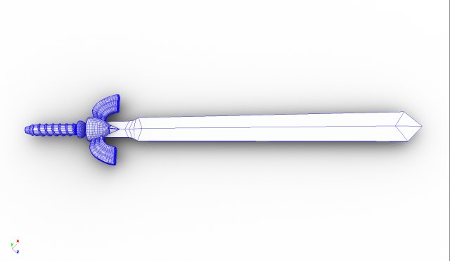 The Legend of Zelda Master Sword 3D Model in Fantasy 3DExport