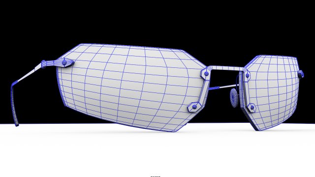 The Matrix Sunglasses - Agent Smith 3D Model in Other 3DExport