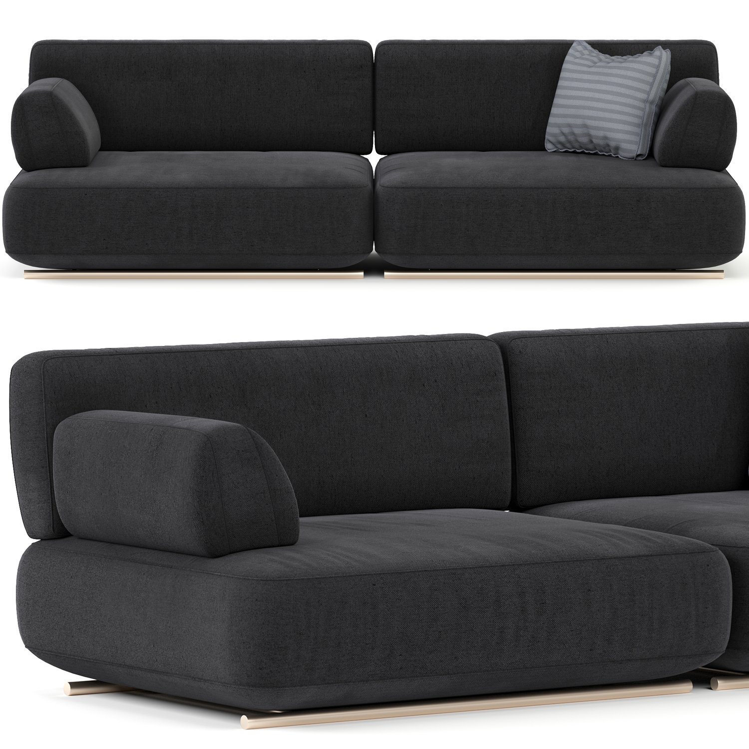 Natuzzi Cava two seater Modèles 3D in Canapé 3DExport