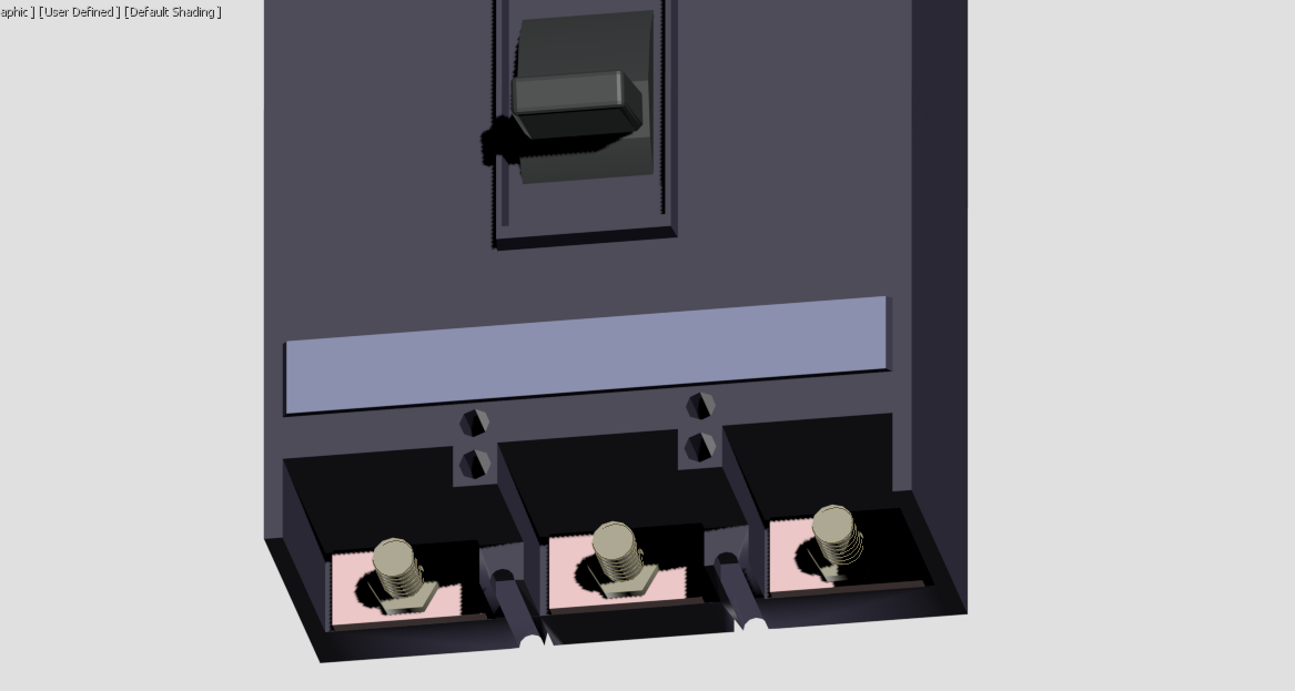 MCCB Modèles 3D in Parties 3DExport