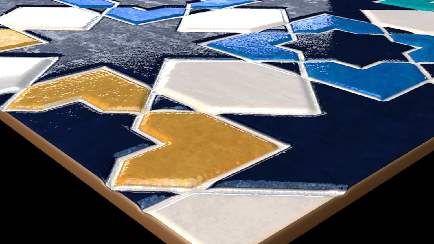 Moroccan Zellige tiles Modèles 3D in Salon 3DExport