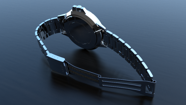 Watch Casio 3D Model in Jewellery 3DExport