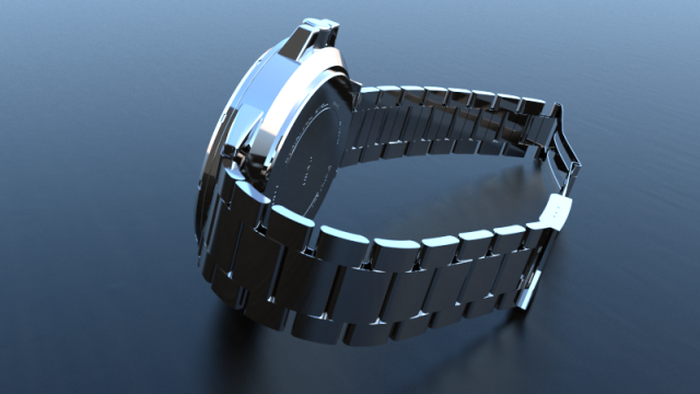 Watch Casio 3D Model in Jewellery 3DExport