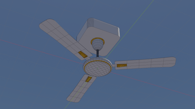 Ceiling fan High Resolution Game Ready Asset 3D Model in Other 3DExport