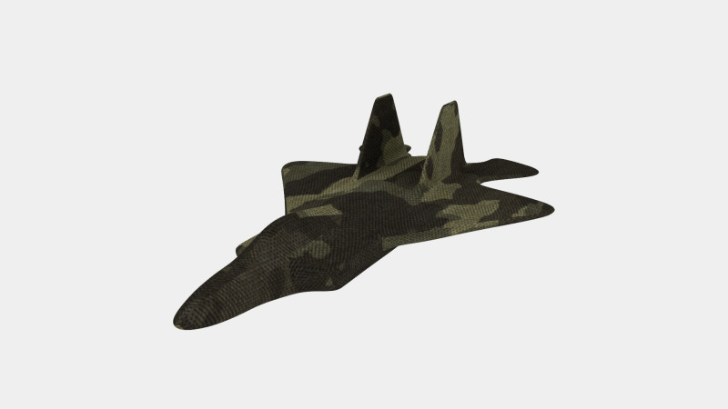 Jet Fighter 3D Model in Fighter 3DExport