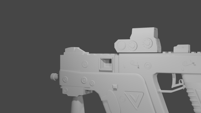 Model kriss vector 3D Model in Combat 3DExport