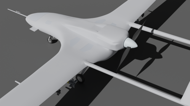 Military drone 3D Model in Drone / Copter 3DExport