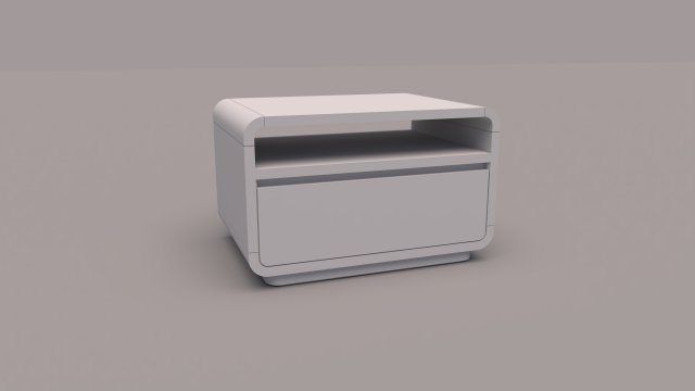 Wooden Side Table 3D Model in Table 3DExport