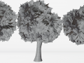 Stylized trees 3D Model in Tree 3DExport