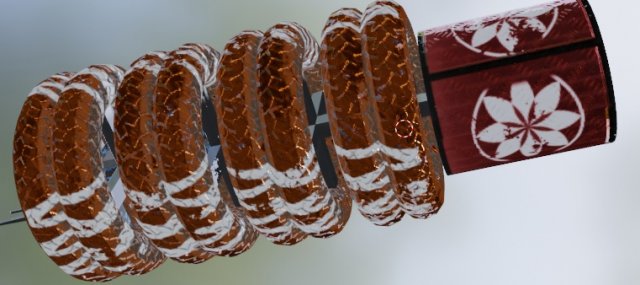 Simple space base v2 3D Model in Fantasy Spacecraft 3DExport