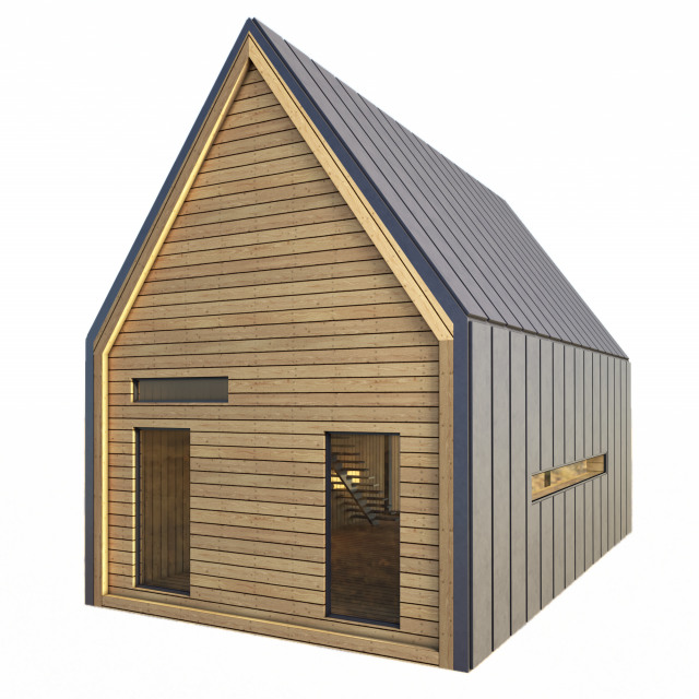 Barn House 3D Model in Buildings 3DExport