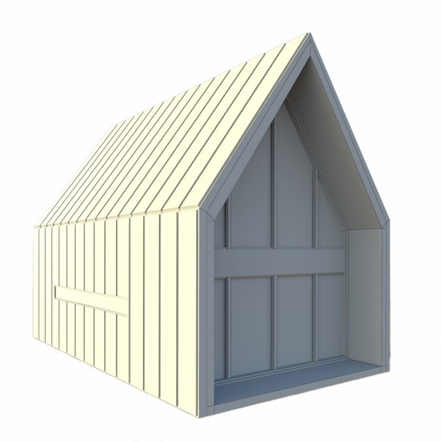 Barn House 3D Model in Buildings 3DExport