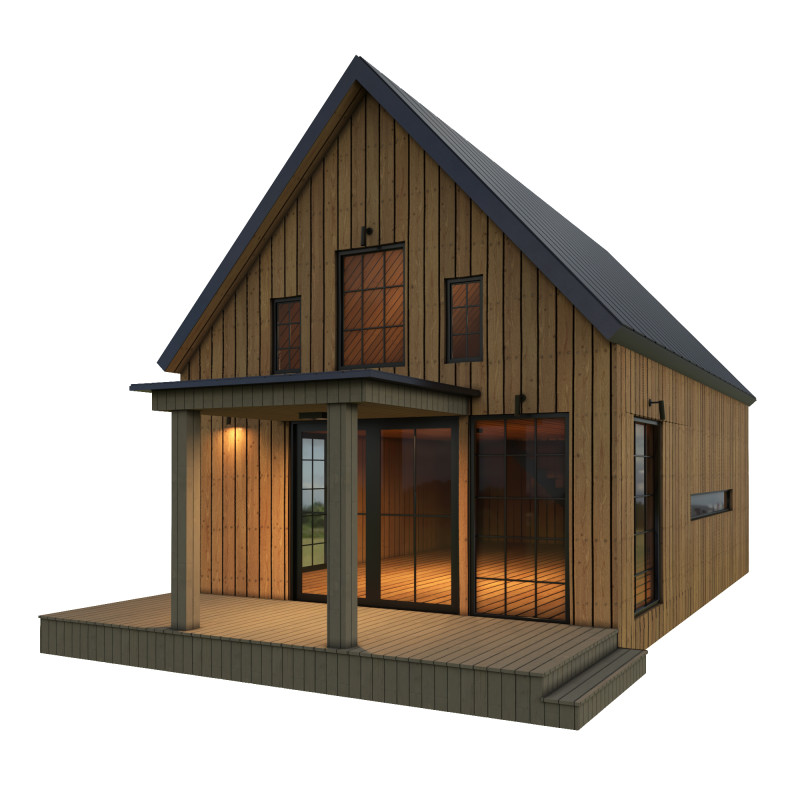Barn house 3D Model in Buildings 3DExport