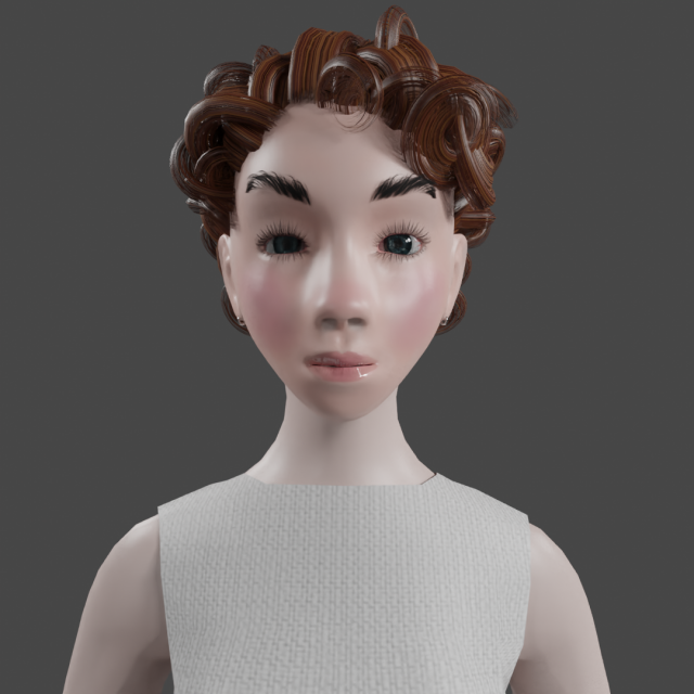 Dolly Free 3D Model in Woman 3DExport