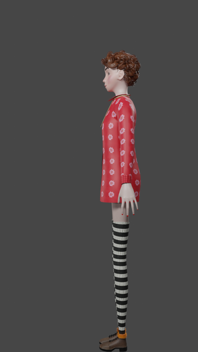 Dolly 3D Model in Woman 3DExport