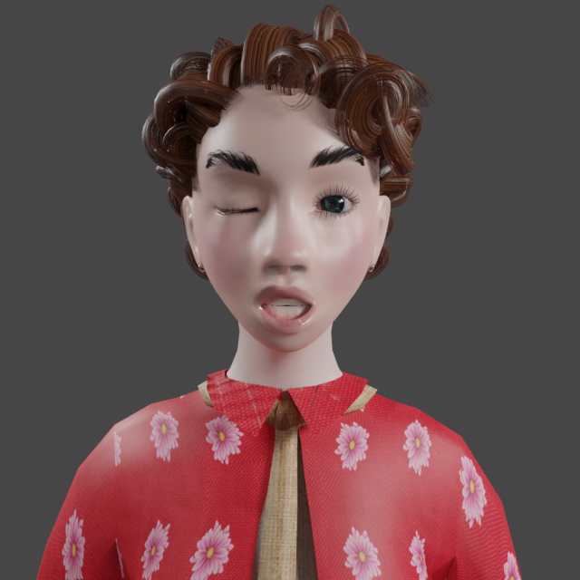 Dolly 3D Model in Woman 3DExport