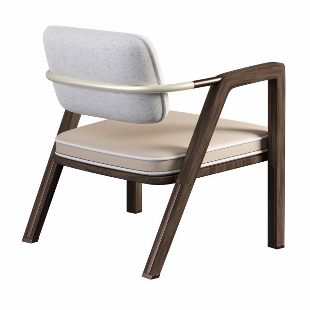 Giorgetti ELSA Chair 3D Model in Stool 3DExport