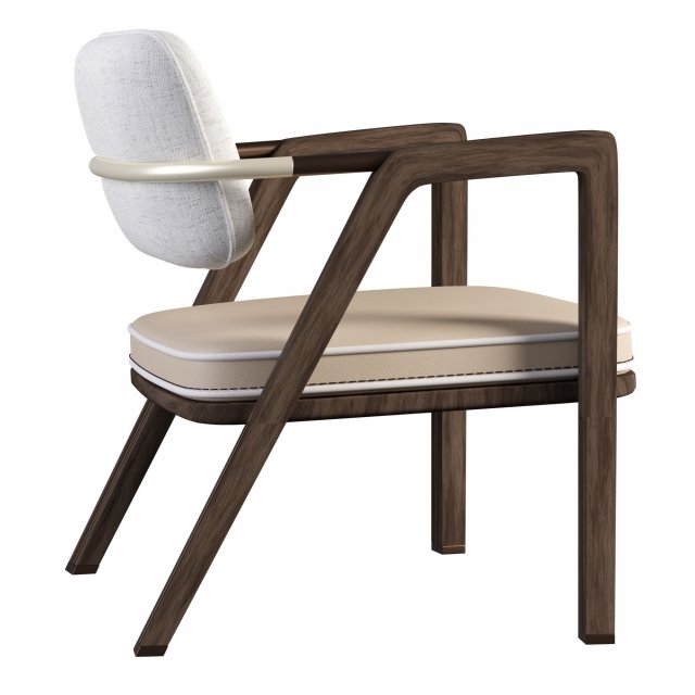 Giorgetti ELSA Chair 3D Model in Stool 3DExport